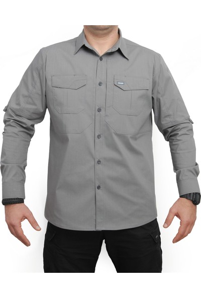 Yds Tactıcal Gömlek -Gri (Güçlü Ve Esnek Tactical Gömlek) Yds Tactıcal Gömlek -Gri (Güçlü Ve Esnek Tactical Gömlek)
