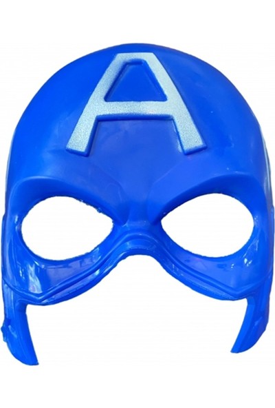 Doop Market Karakter Maske - Kaptan Amerika Maske - Mavi Doop Market Karakter Maske - Kaptan Amerika Maske - Mavi