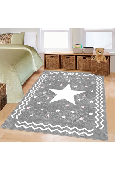 Jungle Halı Jungle Ikon JP35 Yıldızlı Çocuk Odası Halısı
