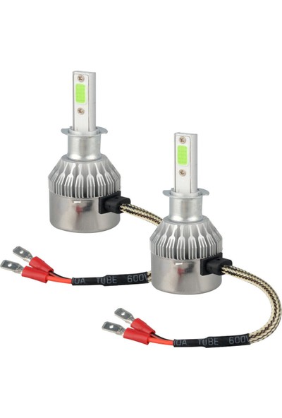 C9 Bosx Buz Mavi Led / Xenon Far Ampulü 4400LM 10000K H3 C9 Bosx Buz Mavi Led / Xenon Far Ampulü 4400LM 10000K H3