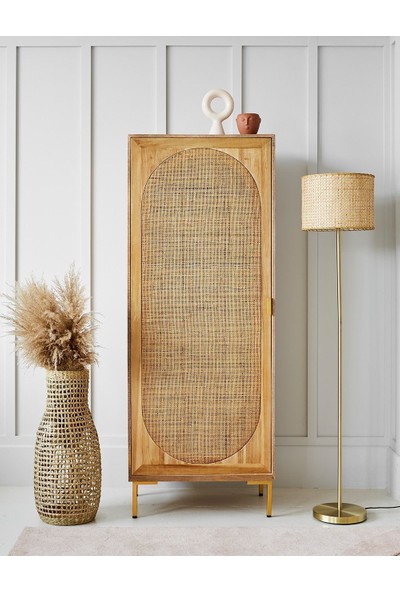 Sohomanje Doğal Rattan Dolap Sohomanje Doğal Rattan Dolap