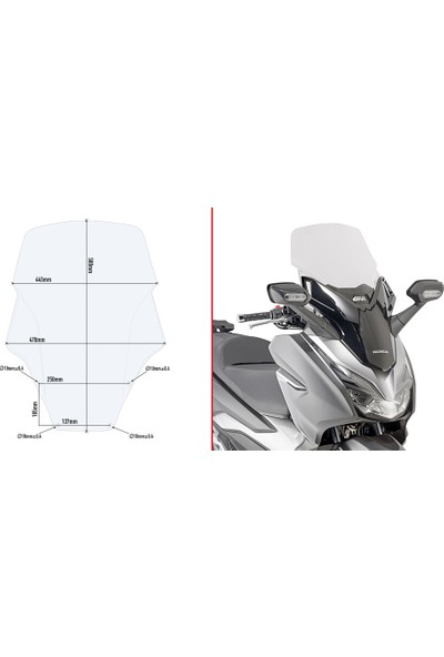 Givi Rüzgar Siperlik D1166ST (2018-2020) Givi Rüzgar Siperlik D1166ST (2018-2020)