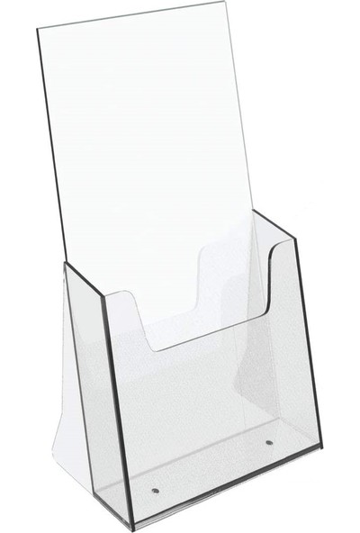 ÖzgürceSeç 1/3 A4 Masaüstü Cep Akrilik Evrak Rafı Broşürlük Föylük 10 x 21 cm ÖzgürceSeç 1/3 A4 Masaüstü Cep Akrilik Evrak Rafı Broşürlük Föylük 10 x 21 cm