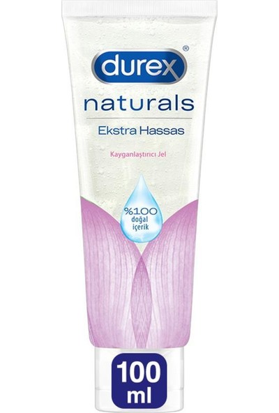 Durex Naturals Ekstra Hassas Kayganlaştırıcı Jel 100 ml