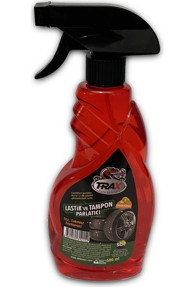Trax Lastik ve Tampon Parlatıcı Sprey 500 ml Trax Lastik ve Tampon Parlatıcı Sprey 500 ml
