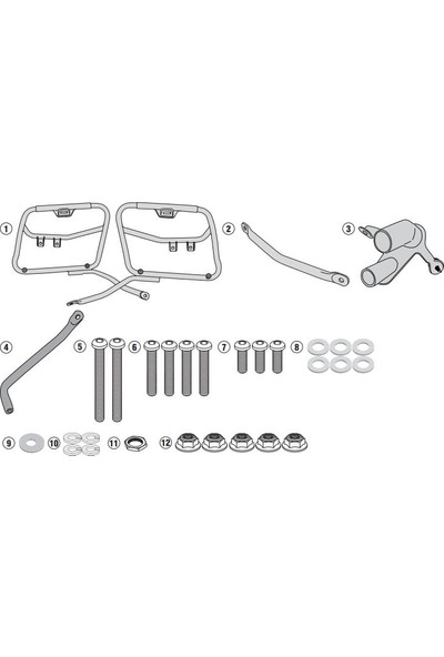 Givi Yan Çanta Taşıyıcı PLX1176 2019+