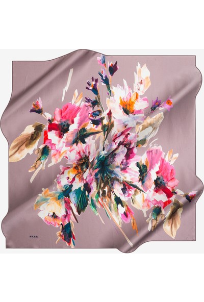 Aker 100X100 İpek Krep Saten