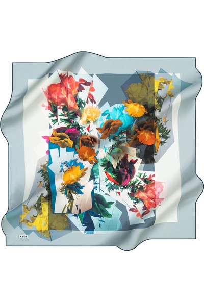 Aker 90X90 İpek Krep Saten