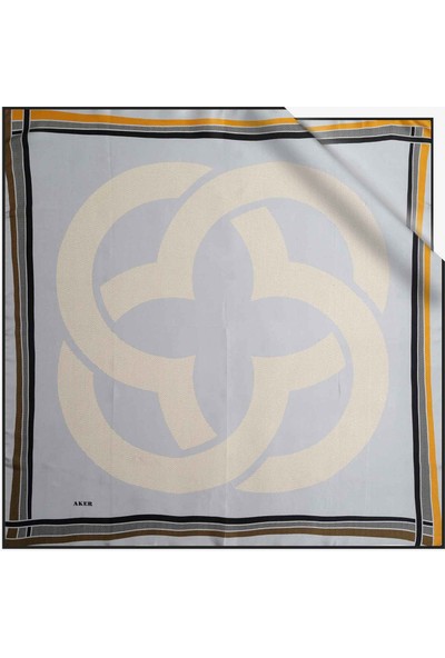 Aker 90X90 İpek Krep Saten Aker 90X90 İpek Krep Saten