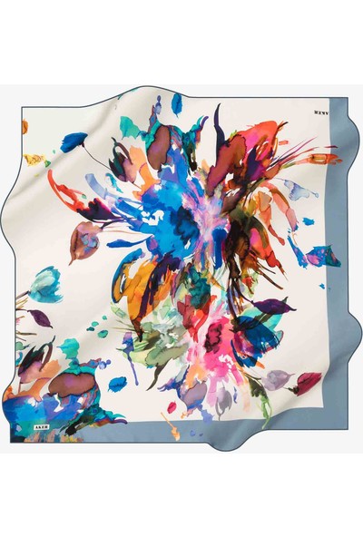 Aker 90X90 İpek Krep Saten Aker 90X90 İpek Krep Saten