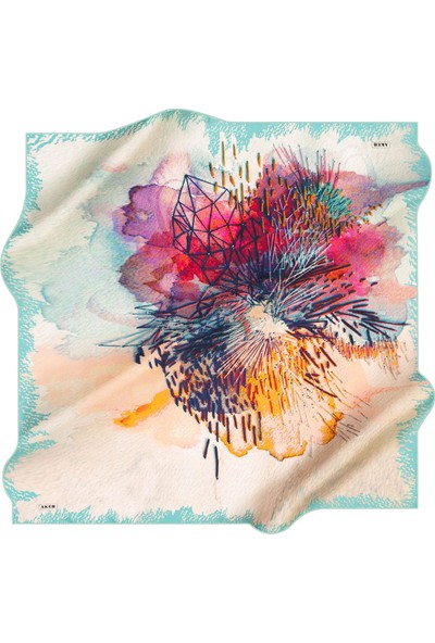 Aker 90X90 İpek Krep Saten