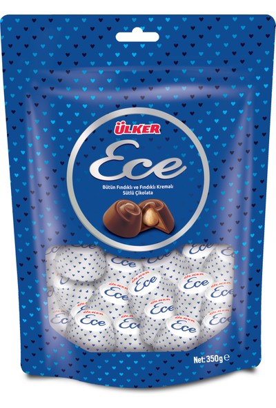 Ülker Ece Ikramlık Çikolata Fındıklı 350 gr