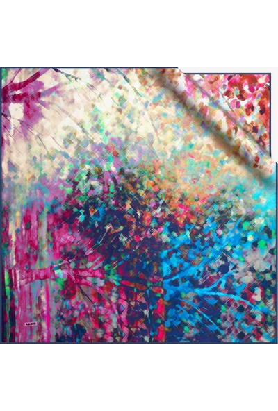 Aker 90X90 İpek Krep Saten