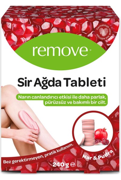 Remove Sir Ağda Tableti Nar & Pudra Remove Sir Ağda Tableti Nar & Pudra