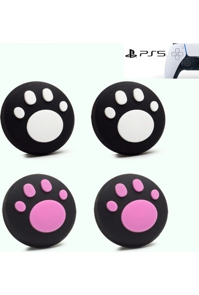 Feza Ps5 Dualsense 4 Adet Sevimli Pati Analog Başlığı Feza Ps5 Dualsense 4 Adet Sevimli Pati Analog Başlığı