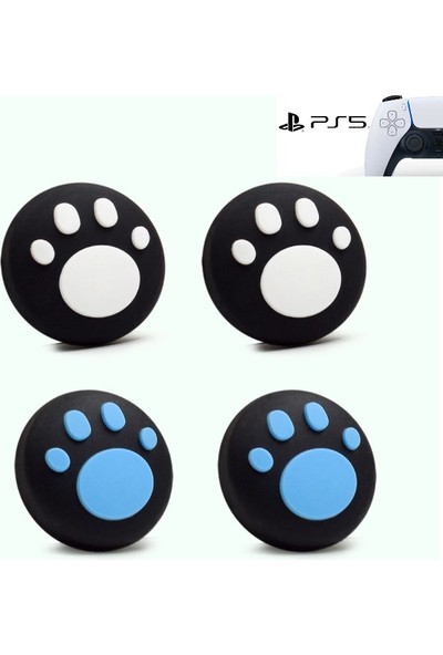 Feza Ps5 Dualsense 4 Adet Sevimli Pati Analog Başlığı Feza Ps5 Dualsense 4 Adet Sevimli Pati Analog Başlığı