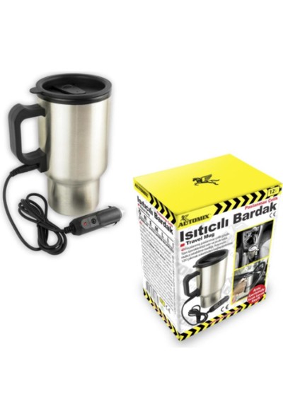 Automix Su Isıtıcılı Bardak Açık Gri