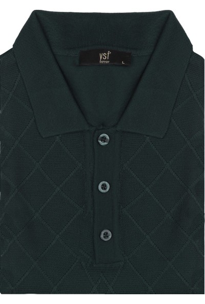 Ysf Polo Yaka Desenli Klasik Triko 6044 Ysf Polo Yaka Desenli Klasik Triko 6044