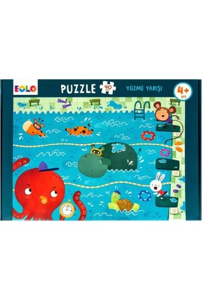 Eolo Yüzme Yarışı Puzzle 40 Parça Eolo Yüzme Yarışı Puzzle 40 Parça