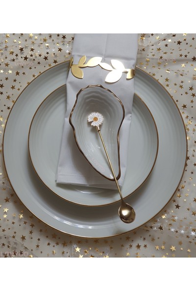 Lovyco Papatya Gold Kahve-Tatlı-Çay Kaşığı 1 Adet