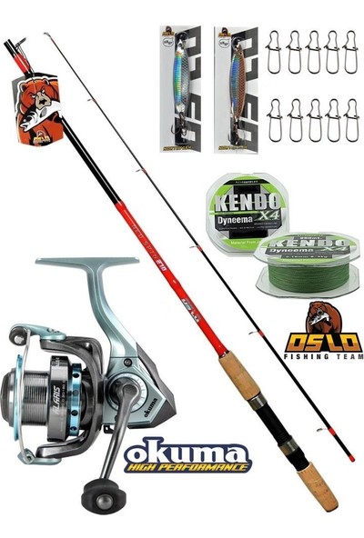 Okuma Alaris-40 Oslo Neospin 240 cm 10-30 gr Spin Olta Takımı Seti Okuma Alaris-40 Oslo Neospin 240 cm 10-30 gr Spin Olta Takımı Seti