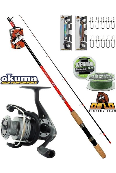 Okuma Revenger Rv-40 Oslo Neospin 240 cm 10-30 gr Spin Olta Takımı Seti Okuma Revenger Rv-40 Oslo Neospin 240 cm 10-30 gr Spin Olta Takımı Seti