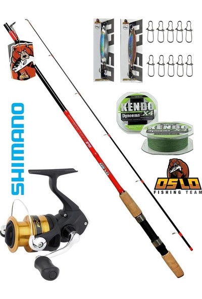 Shimano Fx 4000 Oslo Neospin 240 cm 10-30 gr Spin Olta Takımı Seti Shimano Fx 4000 Oslo Neospin 240 cm 10-30 gr Spin Olta Takımı Seti