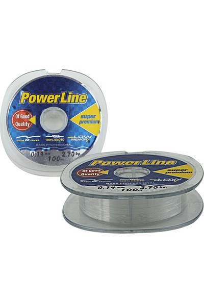 Powerline Power Line Super Premium 100 M.bobin Misina Powerline Power Line Super Premium 100 M.bobin Misina