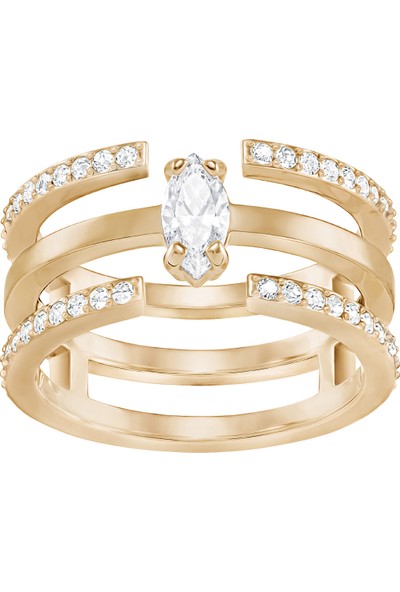 Swarovski Swarovski Yüzük Gray Medium Rose Size 52