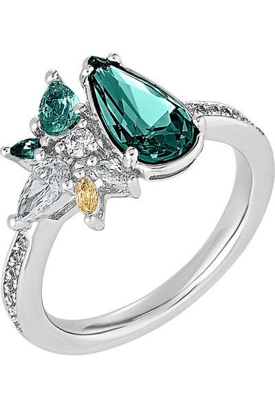 Swarovski Swarovski Yüzük Botanical-Ring Ring C Emrd-Rhs 55
