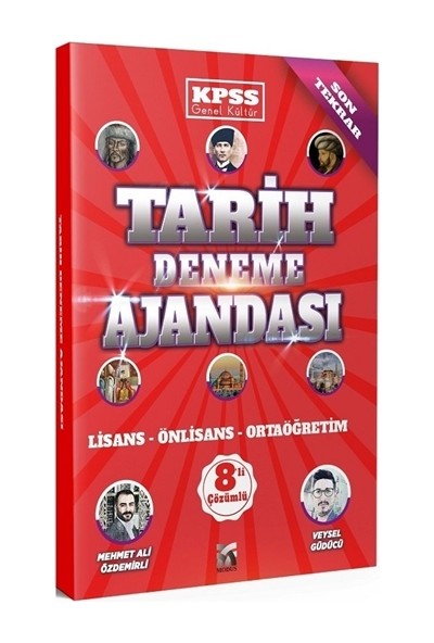 modus Yayınları 2021 KPSS Tarih Deneme Ajandası - Veysel Güdücü