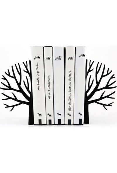 You Bella LLC Ağaç Desenli Kitap Desteği - Dekoratif Estetik Kitap Tutucu ( 2 Li Set ) Siyah You Bella LLC Ağaç Desenli Kitap Desteği - Dekoratif Estetik Kitap Tutucu ( 2 Li Set ) Siyah