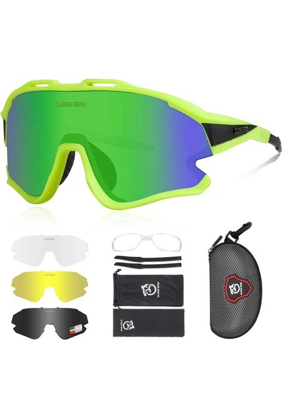 Queshark Polarize Anti-Uv Outdoor 4 Lens Ultra Hafif Spor Motorsiklet Bisiklet Güneş Gözlüğü Queshark Polarize Anti-Uv Outdoor 4 Lens Ultra Hafif Spor Motorsiklet Bisiklet Güneş Gözlüğü