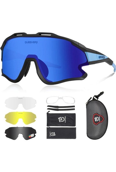 Queshark Polarize Anti-Uv Outdoor 4 Lens Ultra Hafif Spor Motorsiklet Bisiklet Güneş Gözlüğü Queshark Polarize Anti-Uv Outdoor 4 Lens Ultra Hafif Spor Motorsiklet Bisiklet Güneş Gözlüğü