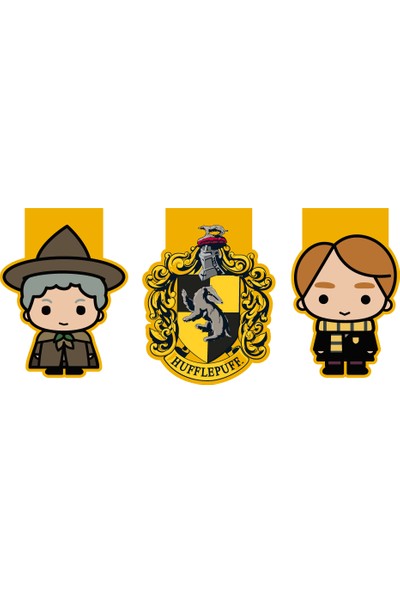 Mabbels Harry Potter Hufflepuff Kitap Ayracı Seti Mabbels Harry Potter Hufflepuff Kitap Ayracı Seti