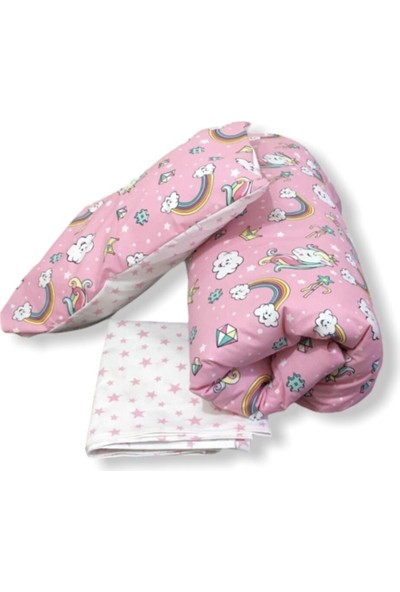 Bebek Özel Pamuklu Bebek/Çocuk Yastık Çarşaf Yorgan Pembe Unicorn Bebek Özel Pamuklu Bebek/Çocuk Yastık Çarşaf Yorgan Pembe Unicorn