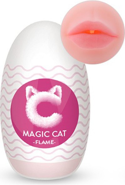 Magic Cat Flame Utra Yumuşak Oral Mastürbatör Magic Cat Flame Utra Yumuşak Oral Mastürbatör