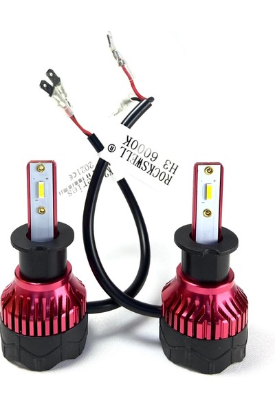 Rockswell LED Far Ampulü H3 (10500 Lümen) Rockswell LED Far Ampulü H3 (10500 Lümen)