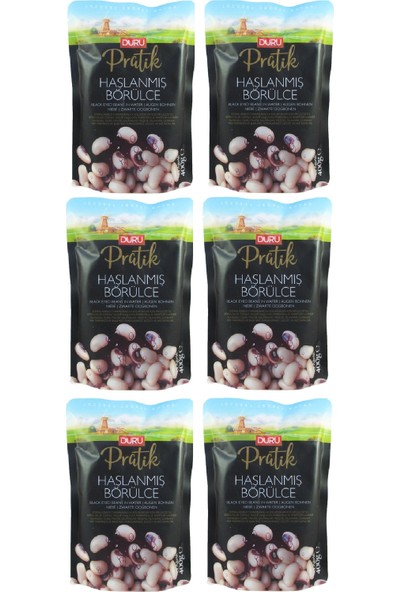 Duru Pratik Haşlanmış Börülce 400 gr x 6'lı Duru Pratik Haşlanmış Börülce 400 gr x 6'lı