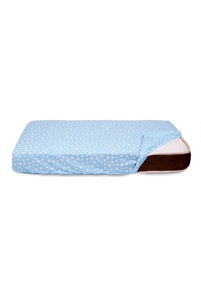Sluupy Lastikli Fitted Bebek Yatak Çarşafı Mavi 70 x 120 cm Sluupy Lastikli Fitted Bebek Yatak Çarşafı Mavi 70 x 120 cm