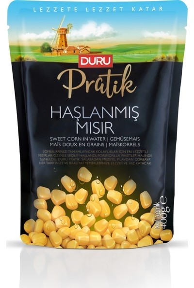 Duru Pratik Haşlanmış Mısır 400 gr x 6'lı