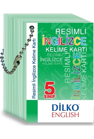 Dilko Yayıncılık 5. Sınıf Ingilizce Kelime Kartı