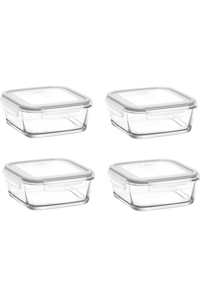 Lav Saklama Kabı 4 Lü 1150 cc FRS249 Beyaz