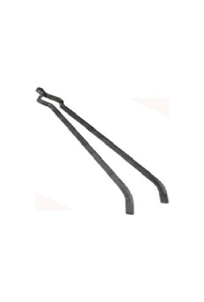 Namver Mat Siyah Şömine Maşası