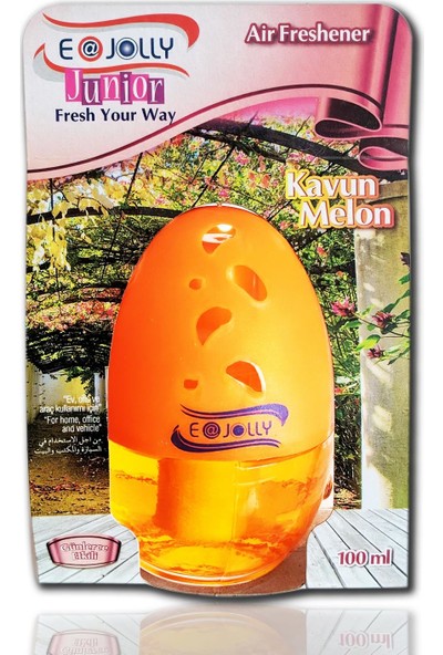 E-Jolly Kavun Cam Şişe Oto Kokusu 100 ml
