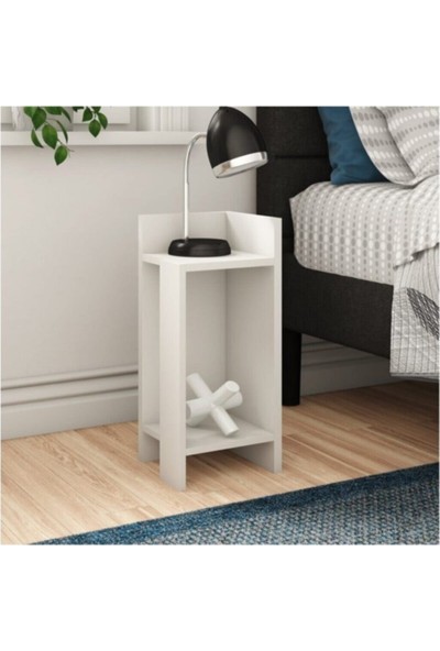 Ünüvar Konsept Beyaz Başucu Komodin 88996
