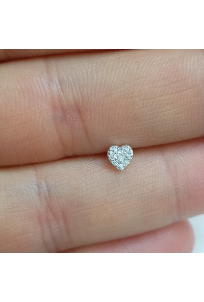 Takıconcept 925 Ayar Gümüş Kalp Hızma