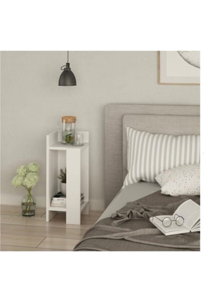Ünüvar Konsept Beyaz Başucu Komodin 88996