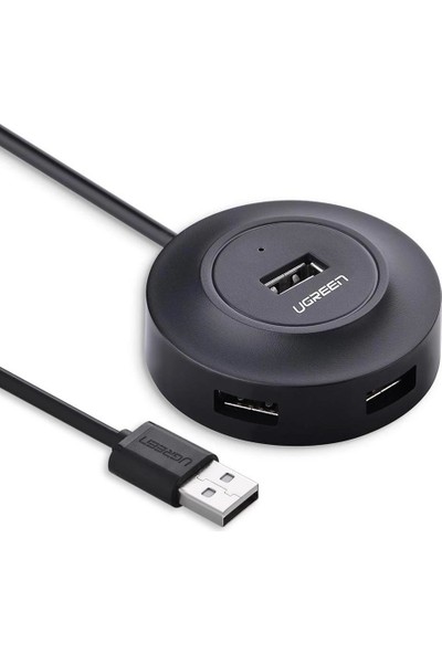 Ugreen USB 2.0 4 Portlu Hub Çoklayıcı Siyah