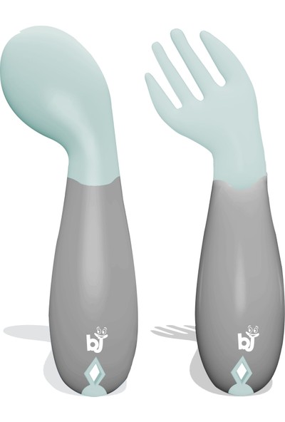 Baby Jem Babyjem Tutmalı Açılı Çatal Kaşık Baby Jem Babyjem Tutmalı Açılı Çatal Kaşık